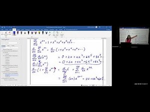 6.2 Differentiating and Integrating Power Series Prof D vide