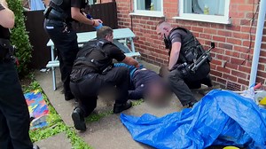 WATCH: It was the advanced medical training of firearms officers which helped save a man’s life after he fell from the top floor window of a house. The serious event is showcased in tonight's episode of Police Interceptors, which launches with a dramatic siege after a man armed with a machete is seen barricaded in a house in Sutton-in-Ashfield. In the programme, which was due to be aired two weeks ago but was pulled last minute due to a change in Channel 5's listings, officers had been called to