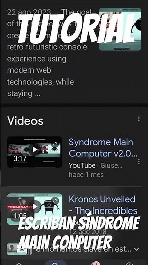 síndrome Main conputer