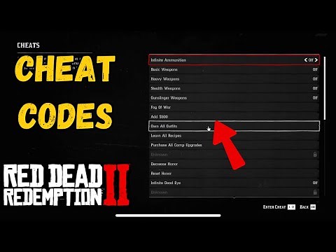 How to Enter Cheat Codes in Red Dead Redemption 2 | Red Dead 2 Cheats