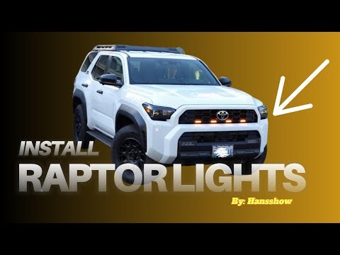 Raptor Grille Lights | 2025 4Runner | Install