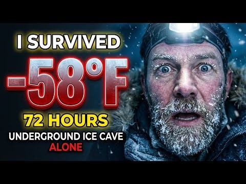 I Survived 72 Hours in a -58°F Ice Cave Underground (Extreme Cold Survival)