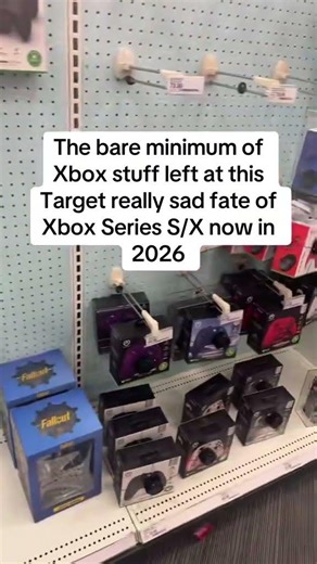 All that’s left of Xbox aisle at Target sad fate really of Xbox Series S/X #xbox #target #xboxseries