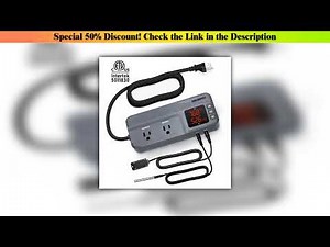 Review Inkbird 12 Period Time 1800W Combination Temperature Humidity Controller ITC-608T Digital Pr