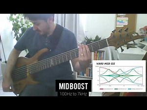 Ibanez Vari-Mid III Preamp Test | Parametric EQ
