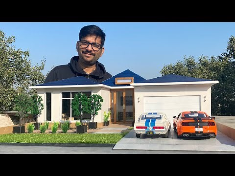 DIY Mini Suburban Model House | Architecture Model | Miniature Homes
