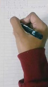 Reducing to normal form finding rank of matrix (btech 1st yr)