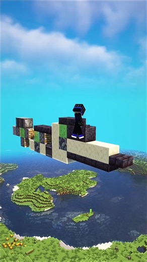 Minecraft Working Fighter Jet #minecraft #shorts