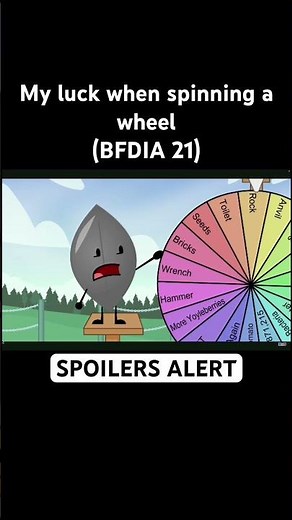 BFDIA 21 - SPINNING THE WHEEL #bfb #bfdi #bfdia #idfb #tpot