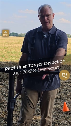 10K views · 193 reactions | Mark is about to perform a Live Scan using the eXp 7000.  This mode allows real-time detection of underground anomalies and metal objects – ideal for quick field surveys. ️ Stay tuned for the live results. https://youtu.be/KG-gdHiDBrk #OKMDetectors #eXp7000 #LiveScan #GroundScanner | OKM Detectors | Facebook