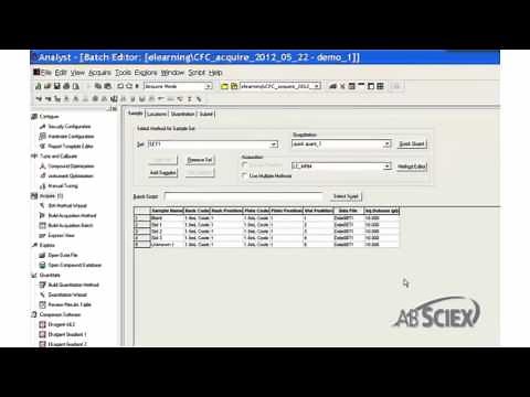 Submitting and Starting Sample Batch in Analyst® Software