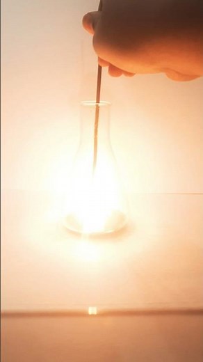 Preparation and testing of oxygen(O2) gas #practicalchemistry