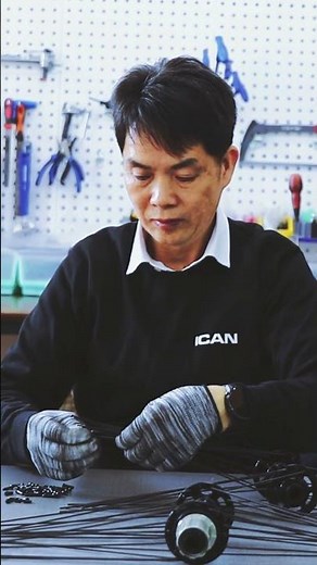 Assemble Fat Wheels Step 2: Install Spoke Nuts.#icancycling #F685