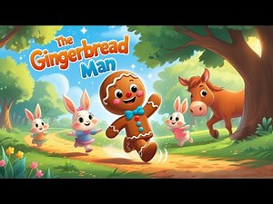 The Gingerbread Man | Bedtime Story for Kids | Animated Fairy Tale | Bright Bunnies