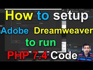 PHP Tutorials: how to setup Adobe Dreamweaver to run PHP code in live preview | PHP Hello World!