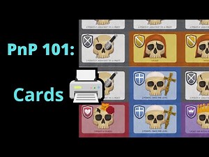 How to Make Print and Play Games Part 2: How to Make Playing Cards!