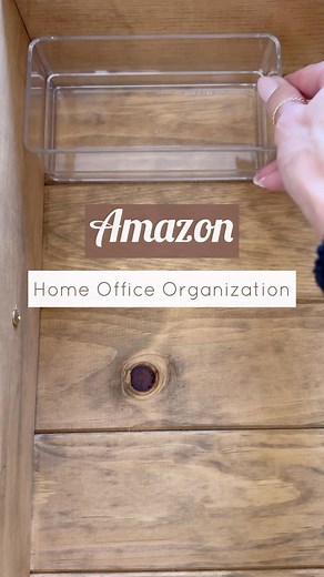 Home office organizing and restock. These stackable organizers save so much space in office drawers and perfectly fit so many little things☺️ Shop these finds under “Office” on my website. #homeofficeideas #homeofficeinspo #satisfying #organizeyourlife #restocking #asmrcleaning #amazonfinds2023 #amazonhome | Brooke's Buys