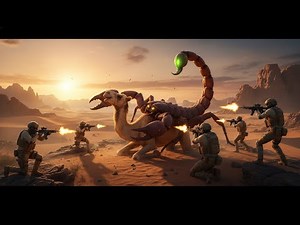 Heroic Rescue Team Fights Giant Scorpion to Save Injured Baby Camel