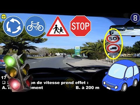nouveau code de la route 😘 permis de conduire France 😍 2021 Série #5 examen ‪@code_de_la_route‬