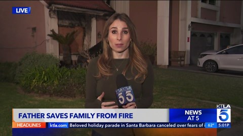 Father’s heroic rescue saves entire family as fire destroys Santa Ana home