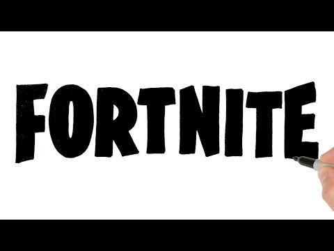 How to Draw Fortnite Logo