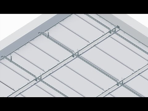 How-To -Install: METAL B-H 300 on U-Profile with C-Profile | Knauf Ceilings