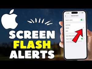 How to Turn On Screen Flash Alerts on iPhone (iOS 26)