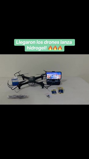 Innovative Drone Lanza Hidrogel | HD Camera & Gravity Sensor