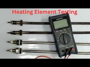 How to Check Heating Element in professional way. #heater #electrical #tester