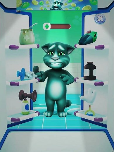Tom Got A Boo Boo In My Talking Tom 2 With Dance #shorts