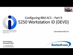Configuring ACS Part 9 Changing Workstation ID DEVD