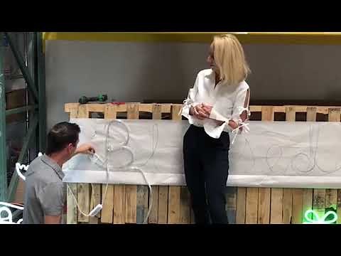 Step by Step Guide to Rope Light Word Art