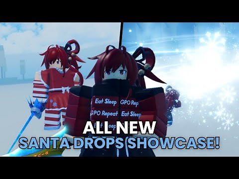 All NEW Santa Drops Showcase In UPDATE 9.5 | GPO