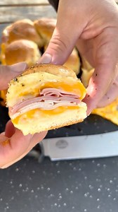 Easy ham and cheese sliders | Miguels cookingwithfire