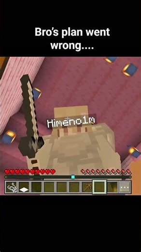 Bro’s plan went wrong.