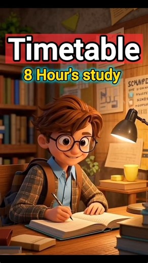 Guru_Classes_S3 on Instagram: "8 Hour's study timetable for exam preparation. #timetable #besttimetableforexampreparation #boardexam2026"