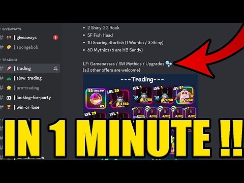 HOW to JOIN SPONGEBOB TOWER DEFENSE TRADING DISCORD SERVER ✅PC & MOBILE✅