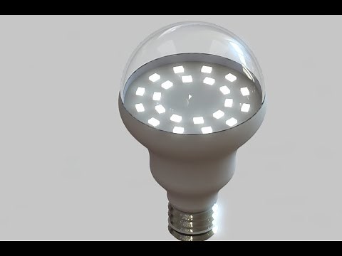 Diseño bombillo led | SolidWorks | tutorial #4