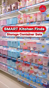 3.8M views · 9.8K reactions | Tired of overflowing cabinets and messy countertops? SMART Kitchen has you covered! Visit SMART Bazaar and discover a fantastic selection of storage container sets to organize your kitchen in style, all starting at an incredible price of just ₹99! #SMARTBazaar #StorageContainer #SMARTKitchenFinds | SMART Bazaar | Facebook