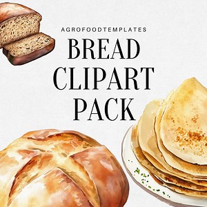 Bread Clipart Pack – Artisanal Baking Graphics, Digital Bread Illustrations for Craft Projects - Etsy Canada