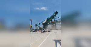 New crane tips over at Tuas Port, no injuries reported