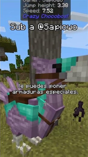 MONTA un CHOCOBO de FINAL FANTASY en Minecraft 🐔🐔