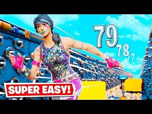 This 80 Level Default Deathrun is SUPER EASY! (Fortnite Creative)