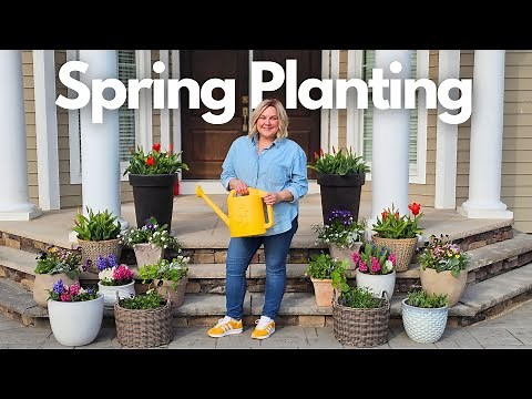 Front Porch Pots! Easy Spring Container Ideas + Stunning Itoh Peony