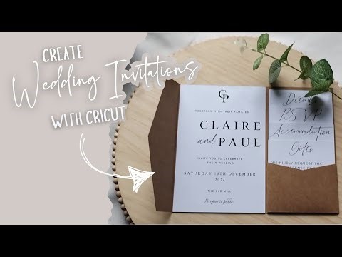 The BEST DIY Pocketfold Wedding Invitations Tutorial
