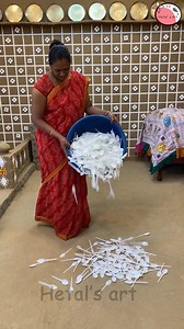 773K views · 5.5K reactions | Awesome Things to make with Spoon and Cardboard - Unique Peacock Wall Decor #diy #walldecor #peacock #cardboard #spoon | Hetal's Art | Facebook