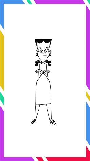 Drawing Natasha Fatale | The Adventures of Rocky and Bullwinkle Cartoon Easy