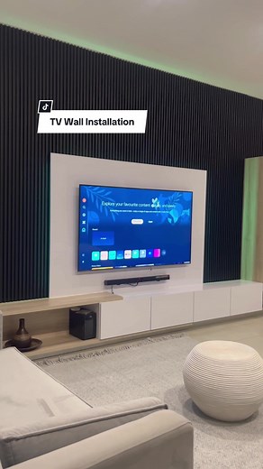 Amazing TV Wall Installation Project with Happy Client