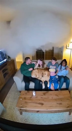 TV Explodes While Watching Movie CCTV