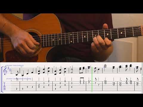 How to Play Ashokan Farewell on Guitar with TAB